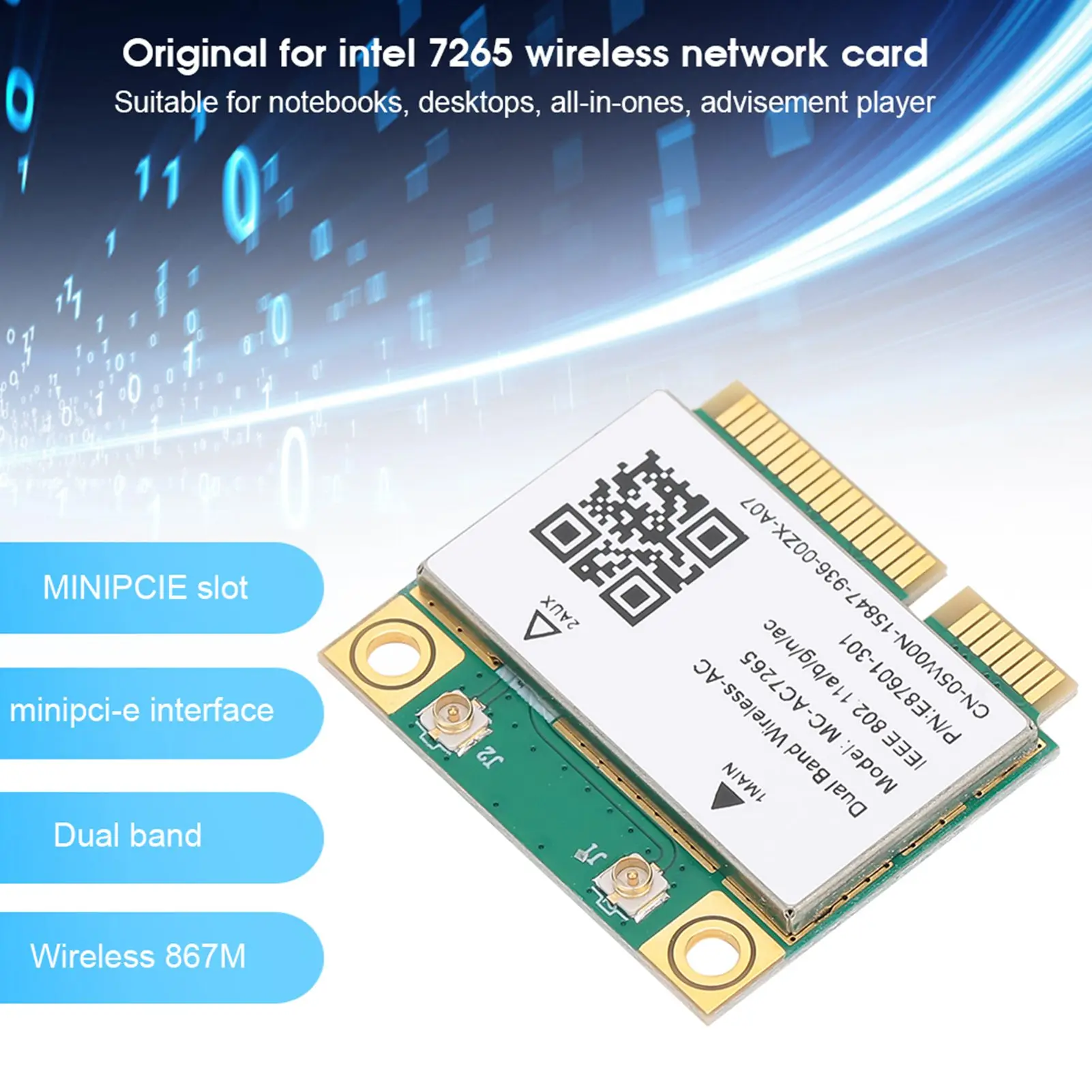Network-Card-Mini-PCI-E-Gigabit-Dual-Band-for-Bluetooth-4-2-Wireless ...