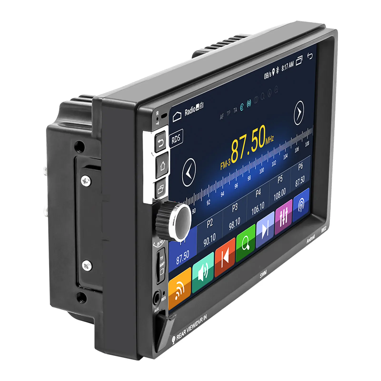 Car-Stereo-Double-Din-Universal-All-Compatible-7-Inch-Touch-Screen-Car ...