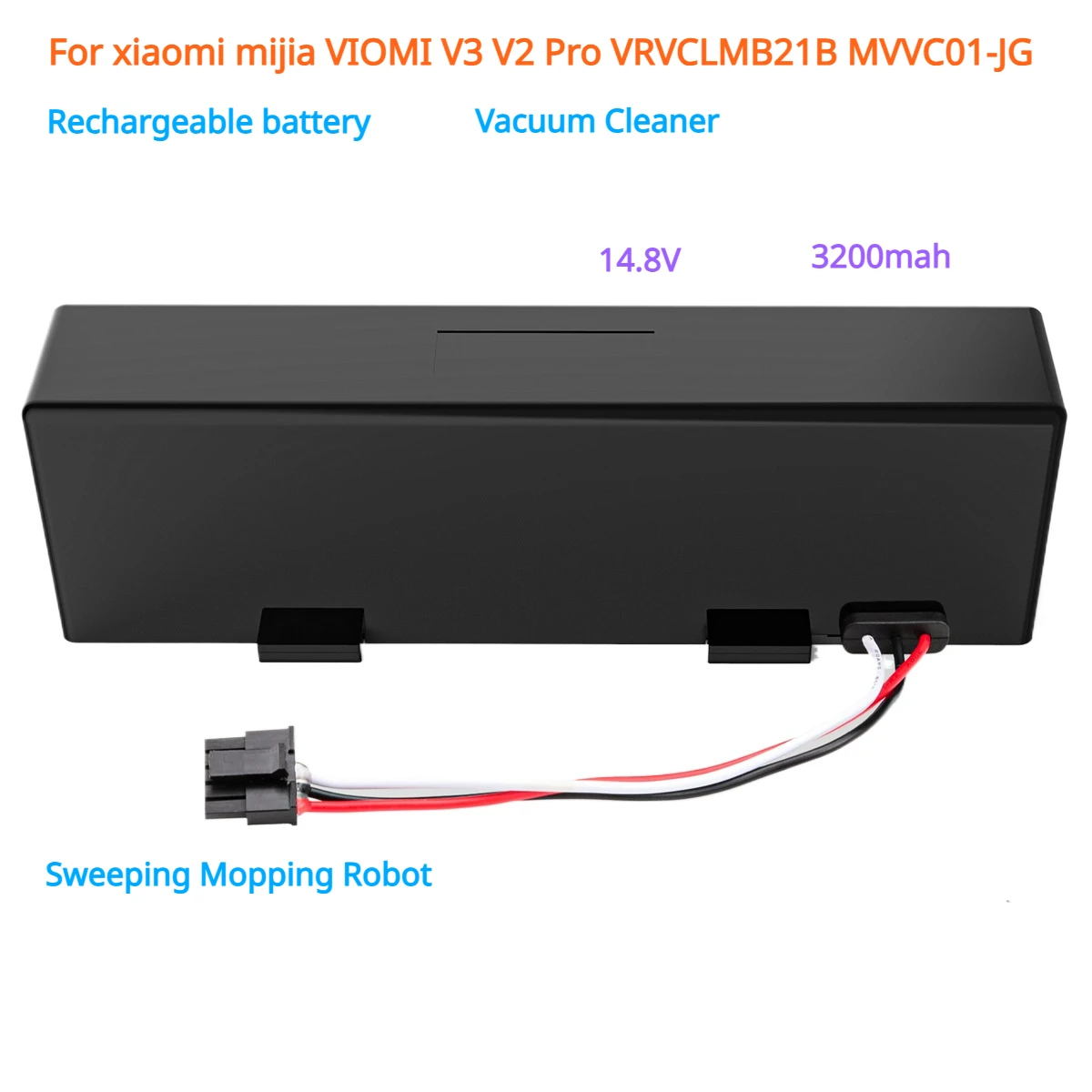 Vacuum Cleaner Rechargeable battery For xiaomi mijia VIOMI V3 V2 Pro ...