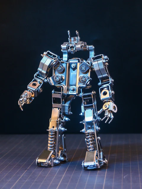 Mechanical Metal Model Assembly Creative Watch Stand 3D DIY Building ...