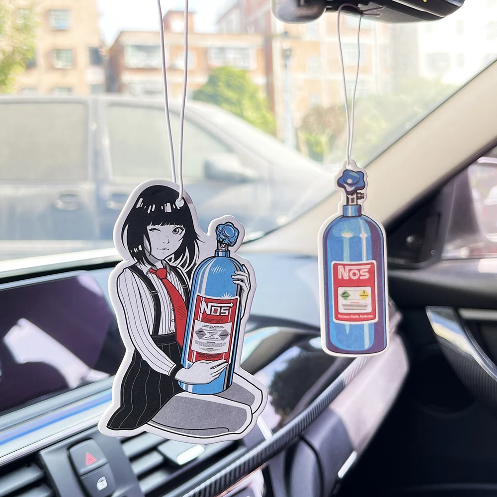Car-air-freshener-NOS-nitrogen-cylinder-solid-paper-perfume-pendant-car ...