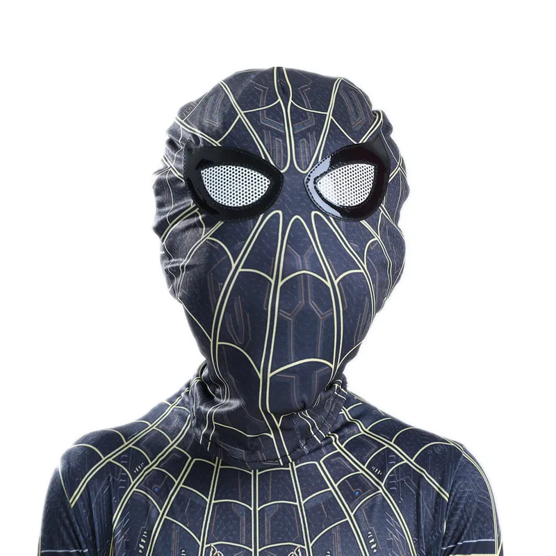 Deluxe Black Spiderman Mask