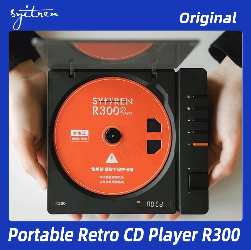 Syitren-R300-CD-Player-Bluetooth-5-3-Mini-Bluetooth-Speaker-N100-Home-Portable-Wireless-Small ...