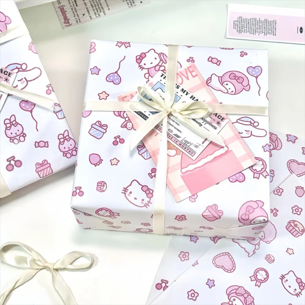 Hello Kitty Wrapper Cute Cartoon Originality Large Size Gift Paper New ...