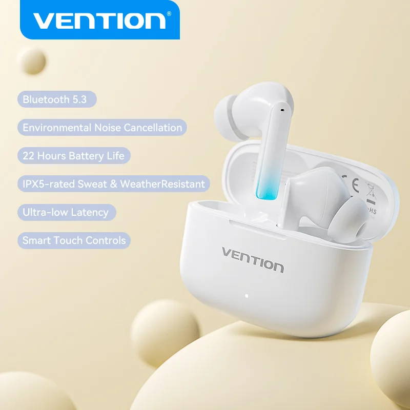Vention-NBI-TWS-Wireless-Earphones-Bluetooth-5-3-ENC-Noise-Canceling-HD ...
