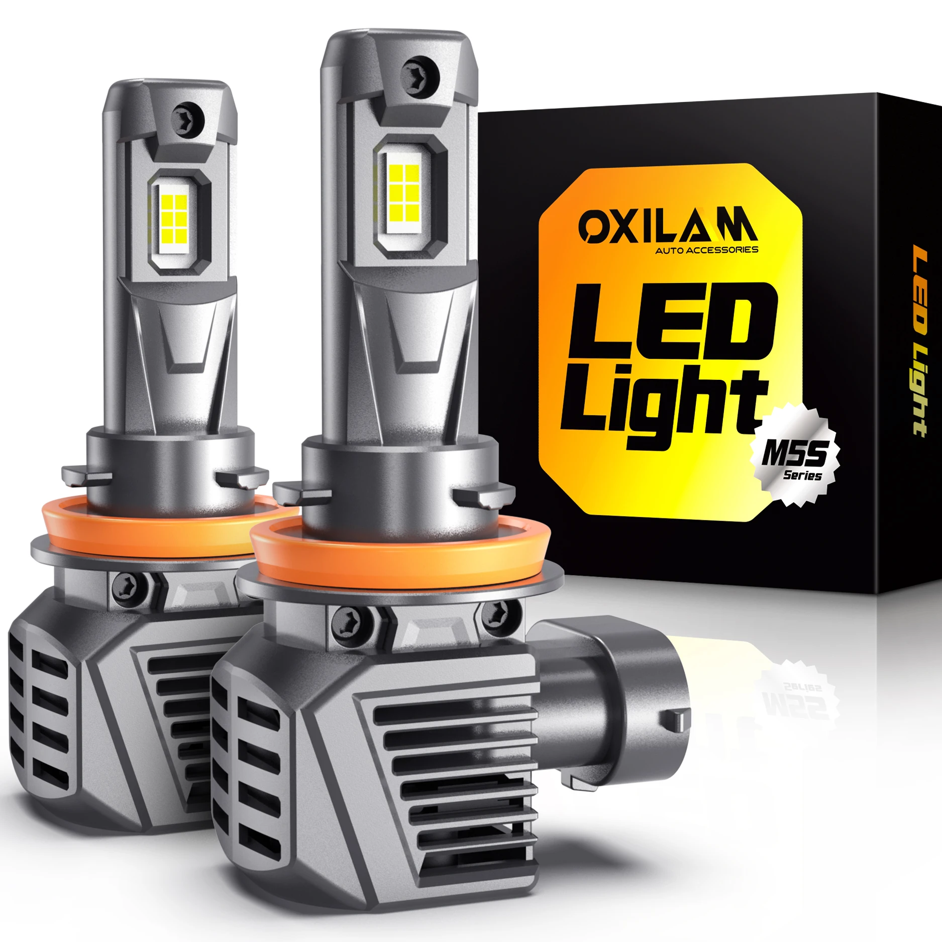OXILAM-2X-22000LM-120W-H11-H8-H9-9005-HB3-LED-Headlight-Bulb-Canbus ...