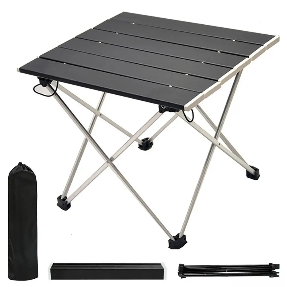 Table-de-plage-pliante-portable-en-aluminium-avec-sac-de-rangement ...