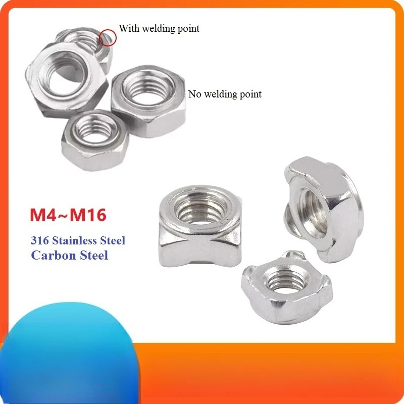 M4 M5 M6 M8 M10 M12 M14 M16 316 Stainless/Carbon Steel Square/Hexagon ...