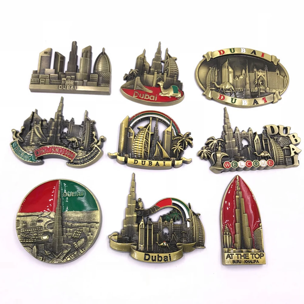 Fridge-Magnet-Dubai-Metal-Refrigerator-Sticker-Sailing-Hotel-Emirates ...