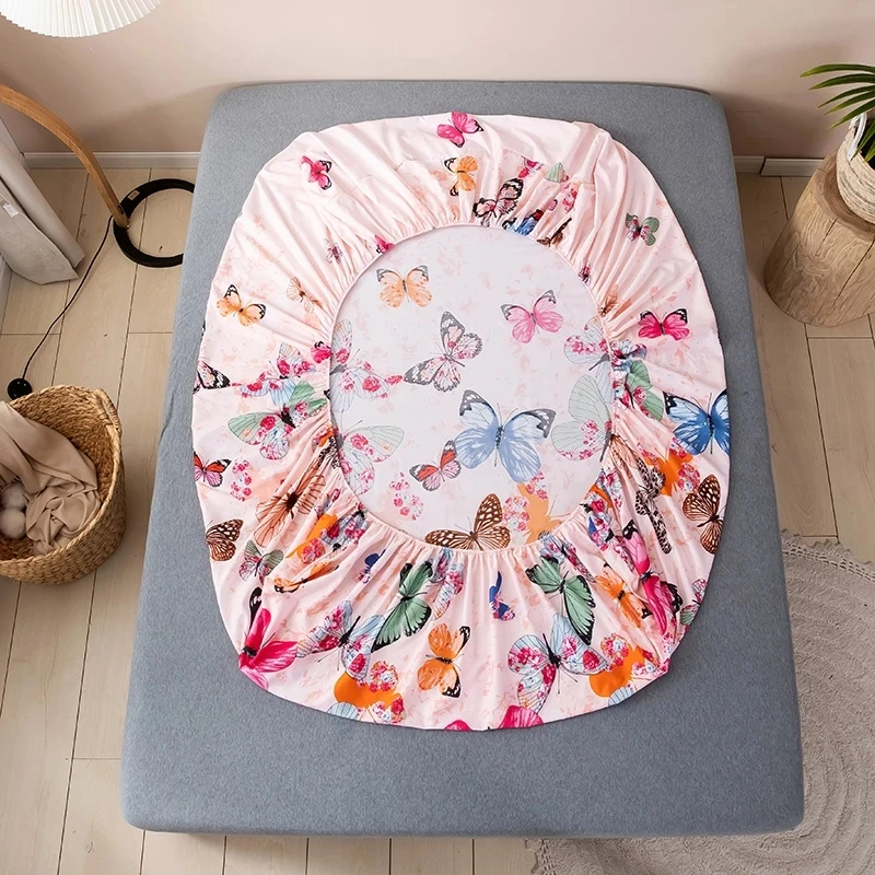 Desenhos-animados-flores-capa-do-colch-o-ou-fronha-com-cinta-el-stica ...