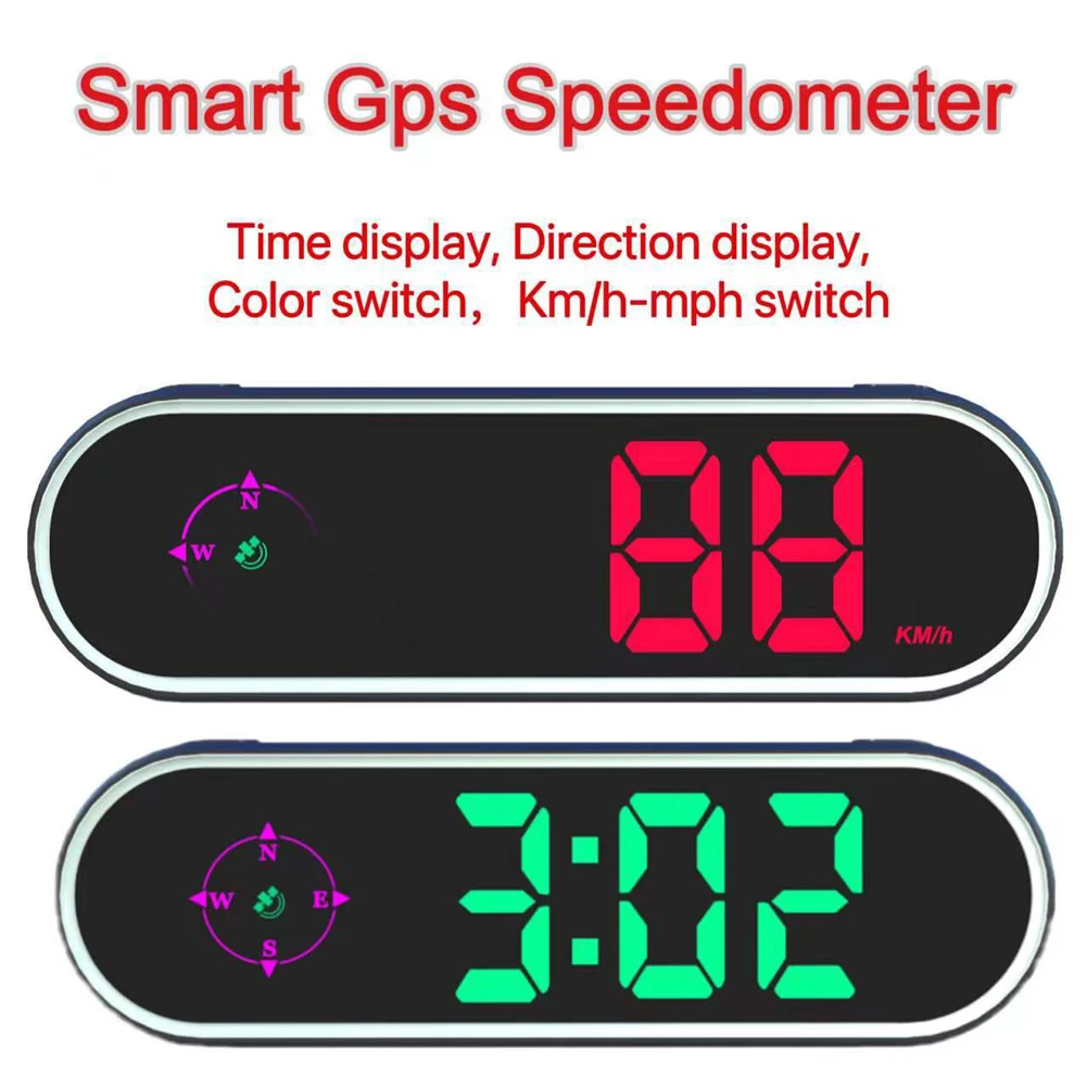 Car-HUD-GPS-Navigation-Digital-Mini-Car-Dashboard-Heads-Up-Displays ...