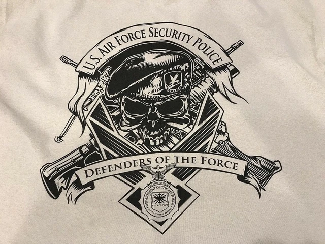 Usaf Security Forces Logo Skull