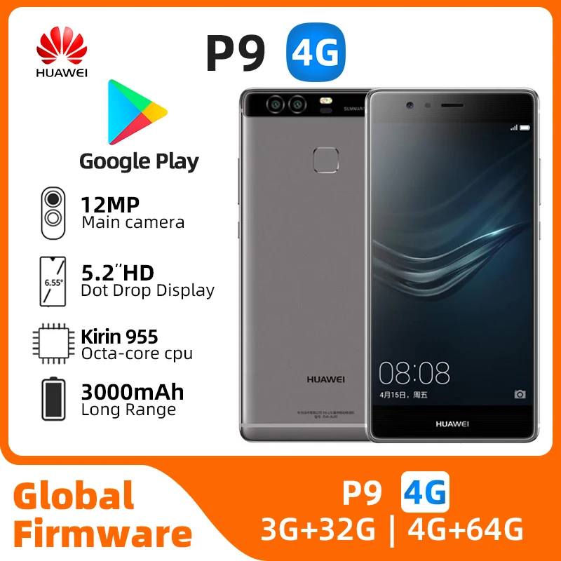 Huawei-tel-fono-inteligente-P9-4G-LTE-dispositivo-con-Android-5-2-pulgadas-1920x1080-huella ...