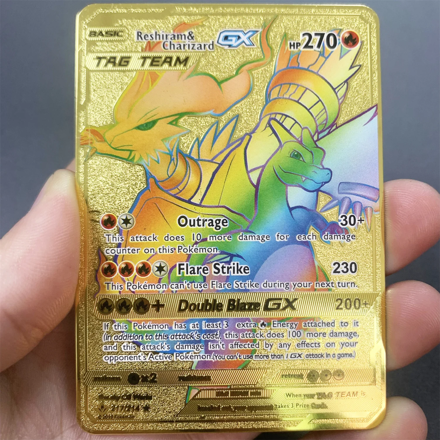 Newest metal Cards English Golden 10000 Arceus Rainbow Vmax Koraidon ...