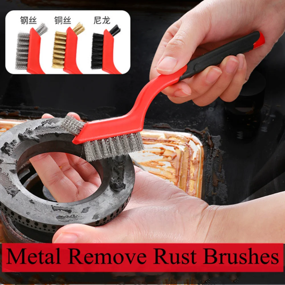 3pc 7Inch Industrial Cleaning Brush Stainless Steel Polishing Metal ...