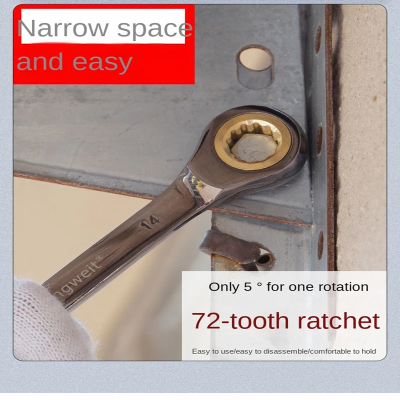 Key Ratchet Wrench Socket Set Metrikus Kombináció Spanners Autójavítás ...