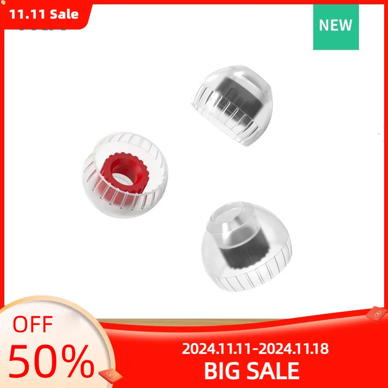 TRN-T-Ear-Tips-Silicone-Eartips-Double-Support-Structure-Earphone-3 ...
