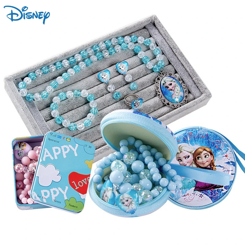 5pcs-set-Disney-Cartoon-Frozen-Elsa-Anna-Necklace-Bracelet-Ear-Studs ...
