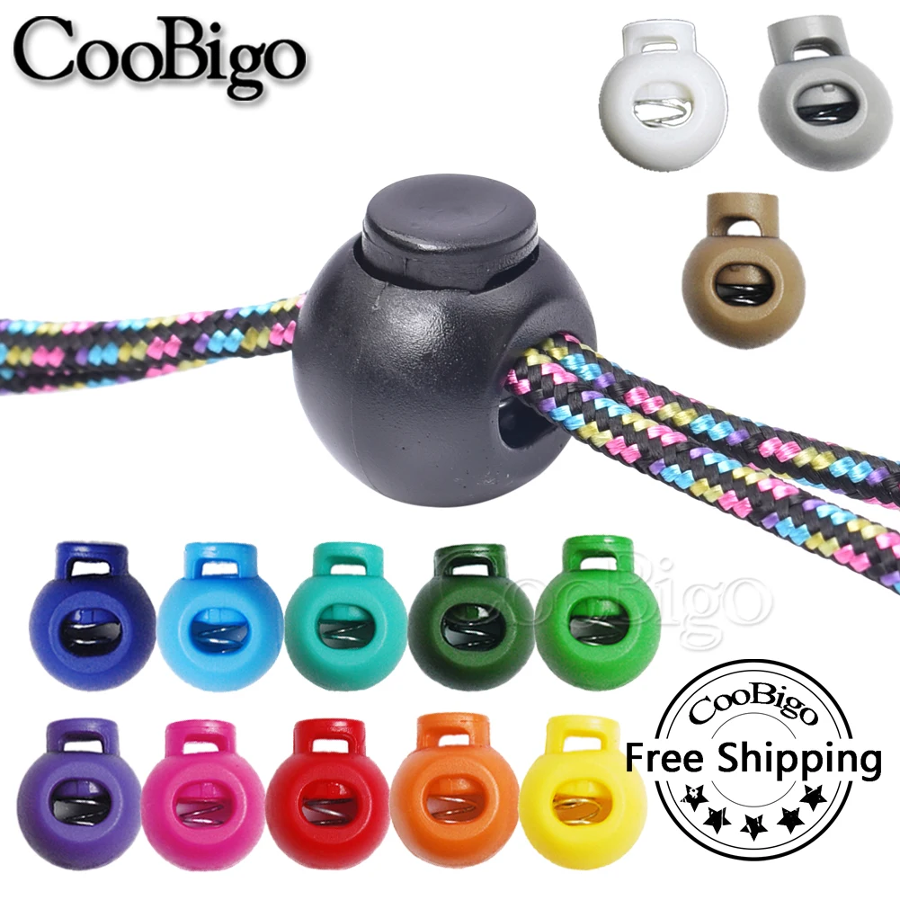 25pcs-Cord-Lock-Lace-Blocker-Paracord-Stopper-Lanyard-Retainer-Toggle ...