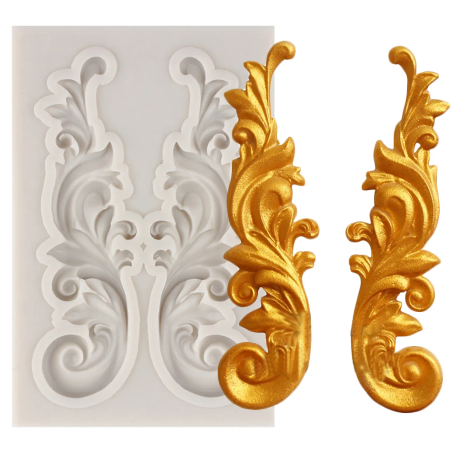 Europese-Stijl-Reli-f-Siliconen-Mal-Cake-Rand-Fondant-Mallen ...