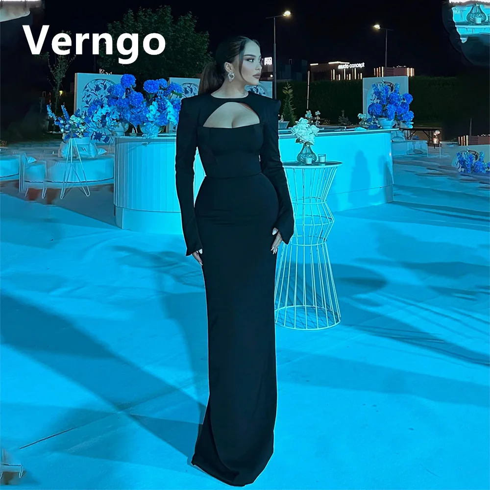 Verngo-Black-Mermaid-Prom-Gowns-For-Women-Sexy-Cut-Out-Party-Dress ...