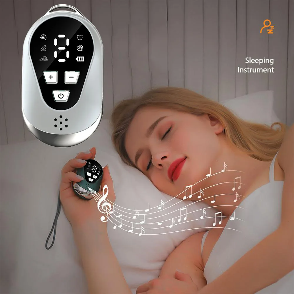 9-Levels-Microcurrent-Music-CES-Sleep-Aid-Device-Hand-Held-Insomnia ...