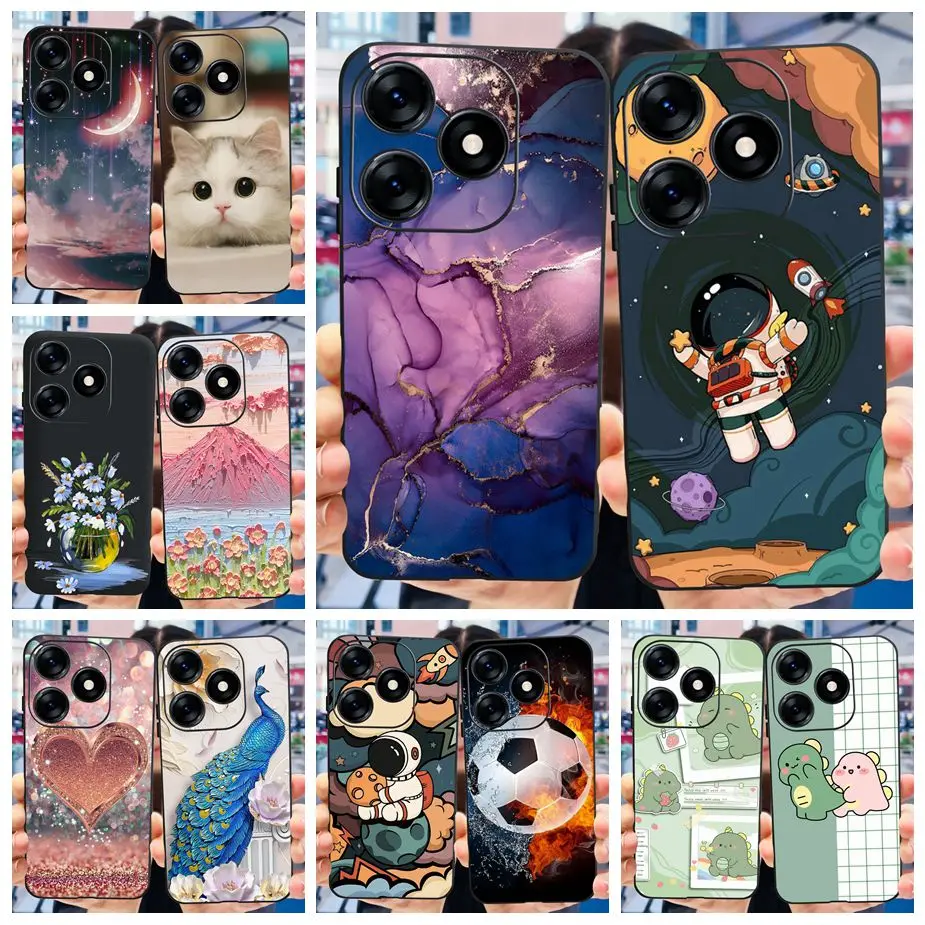 For Tecno Spark 10 Pro Case KI7 Cute Painted Cover Shockproof Phone ...