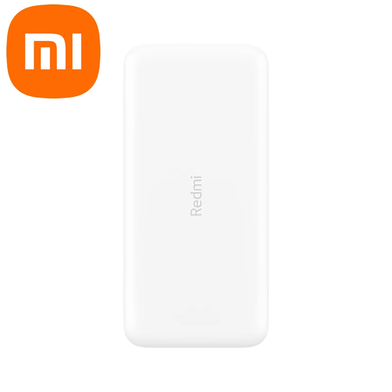Banco de potência carga rápida Xiaomi Redmi, 18W, 20000mAh, original ...