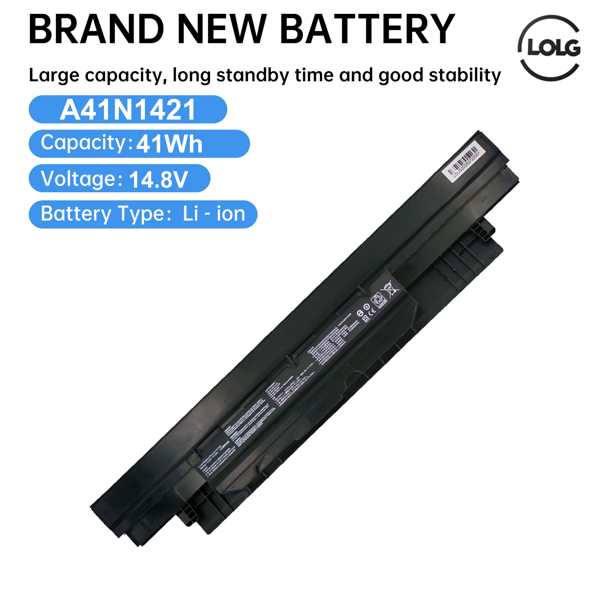 Laptop Battery A41N1421 for Asus AsusPRO P2420 P2420L P2420LA P2420LJ ...