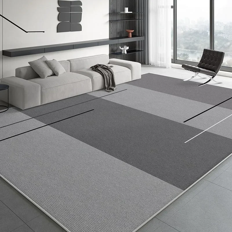 VIKAMA High-End Grey-Toned Carpet - Dirt-Resistant And Slip-Resistant ...