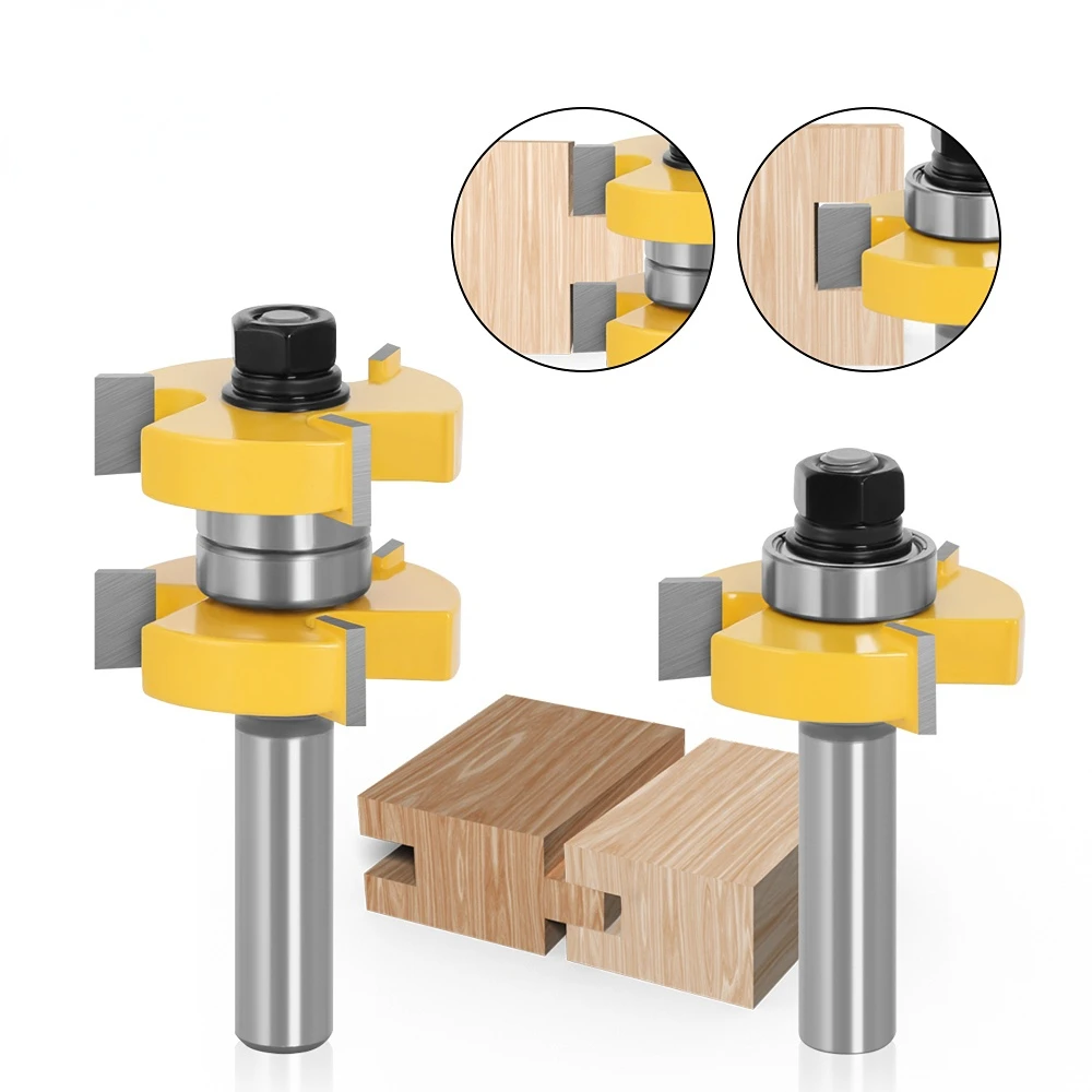 2pcs-12mm-1-2-Inch-Shank-Tongue-Groove-Router-Bits-Set-Stock-1-1-2 ...