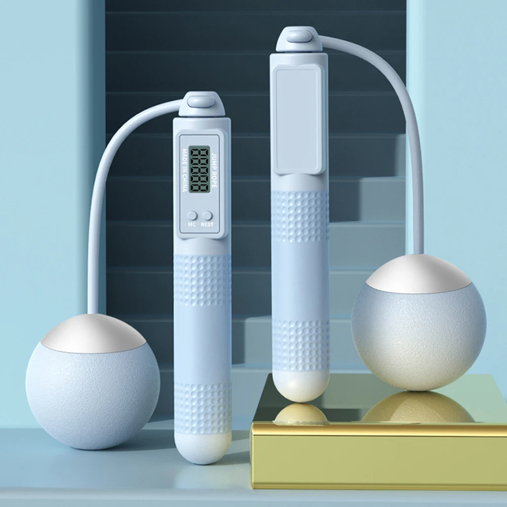 Cordless-Counting-Skipping-Rope-Anti-Skid-Handle-Silicone-Electronic ...