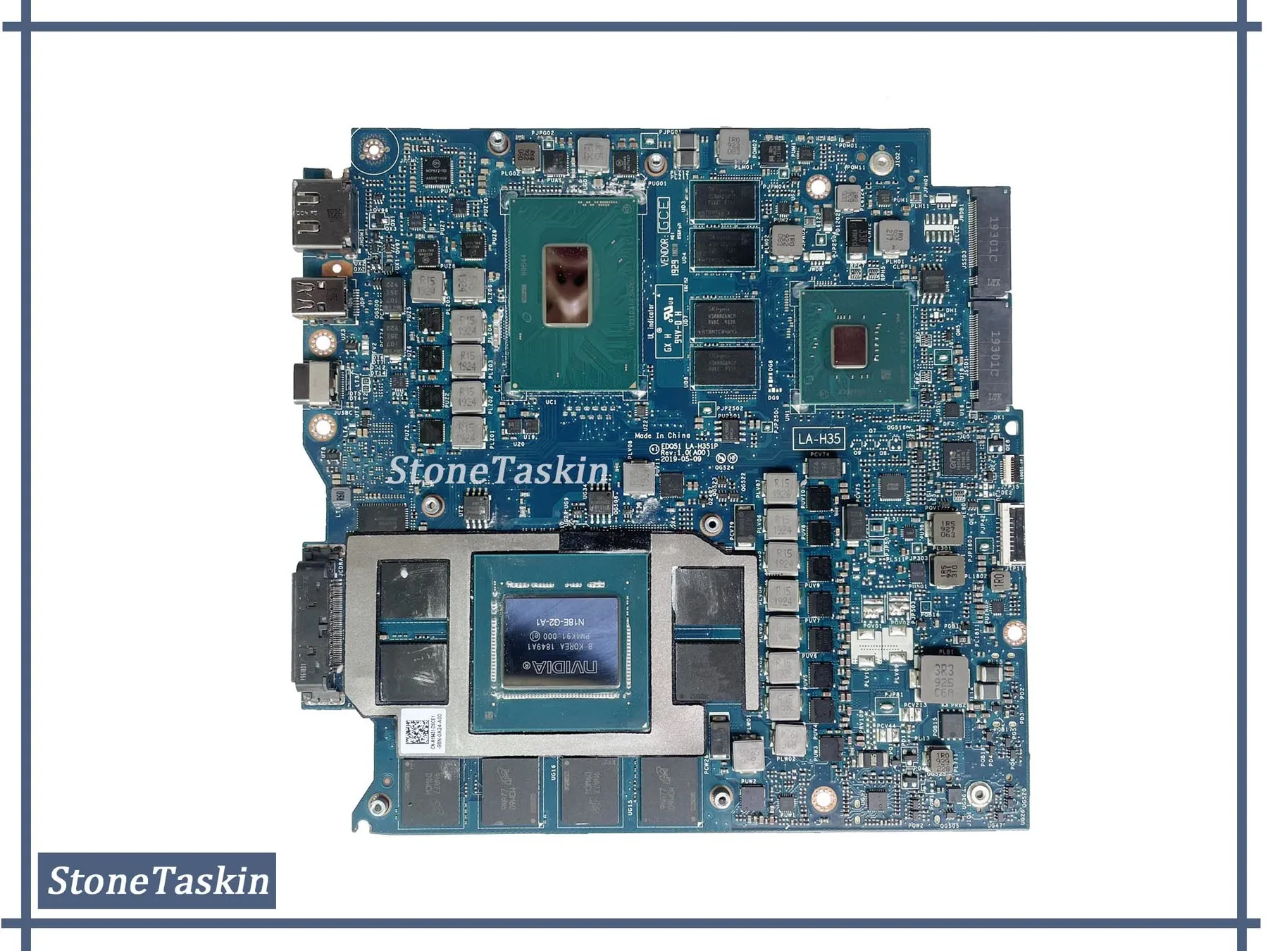 FRU-CN-09PM5-For-Dell-Alienware-M17-R2-I7-9750H-Laptop-Motherboard-CPU ...