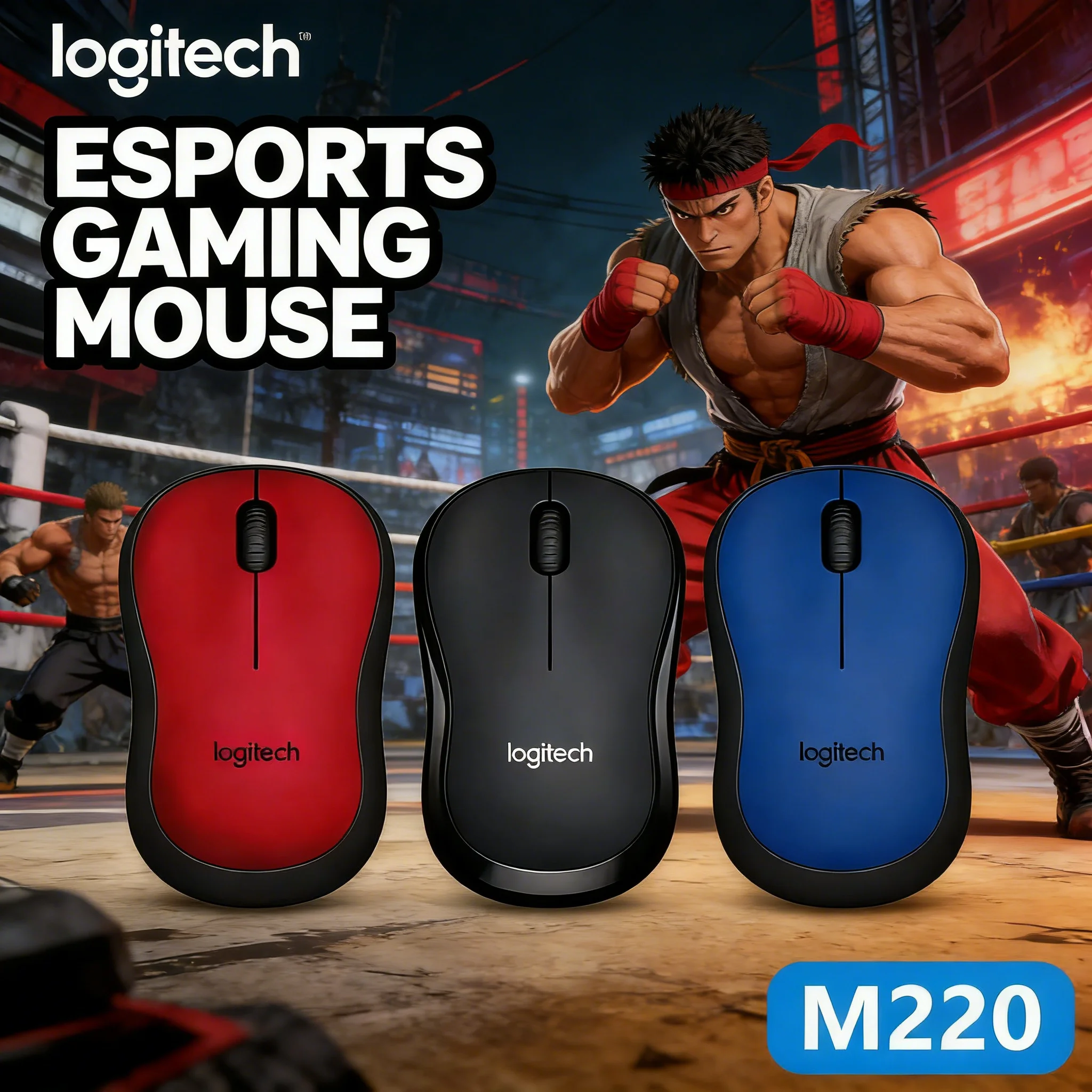Logitech M220 M-Series Wireless Mouse Suitable for Girls, Office ...