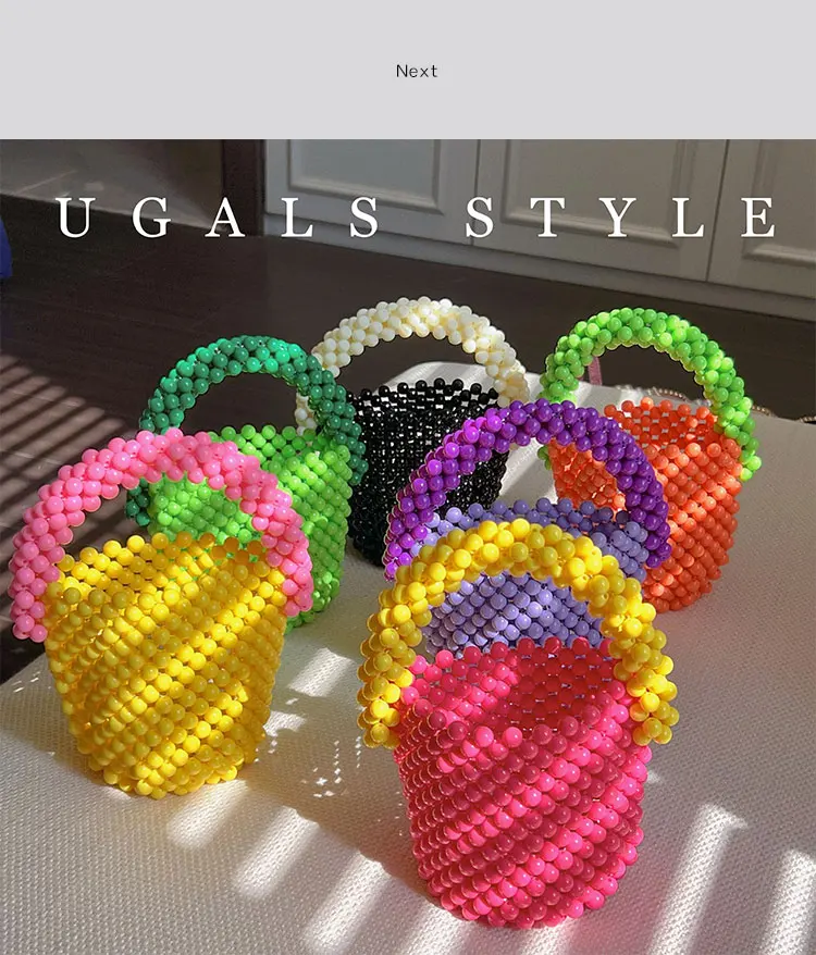 Summer-Candy-Color-Mini-Bag-Women-Woven-Handmade-Beads-Beading-Handbag ...