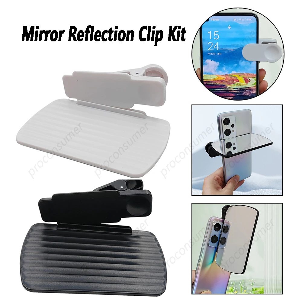 Smartphone-Camera-Mirror-Reflection-Clip-Kit-For-All-Phone-Models ...