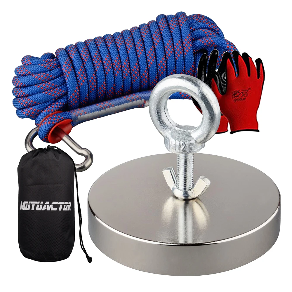 1000KG Super Powerful Neodymium Strong Magnet Deep Sea Fishing Magnets ...