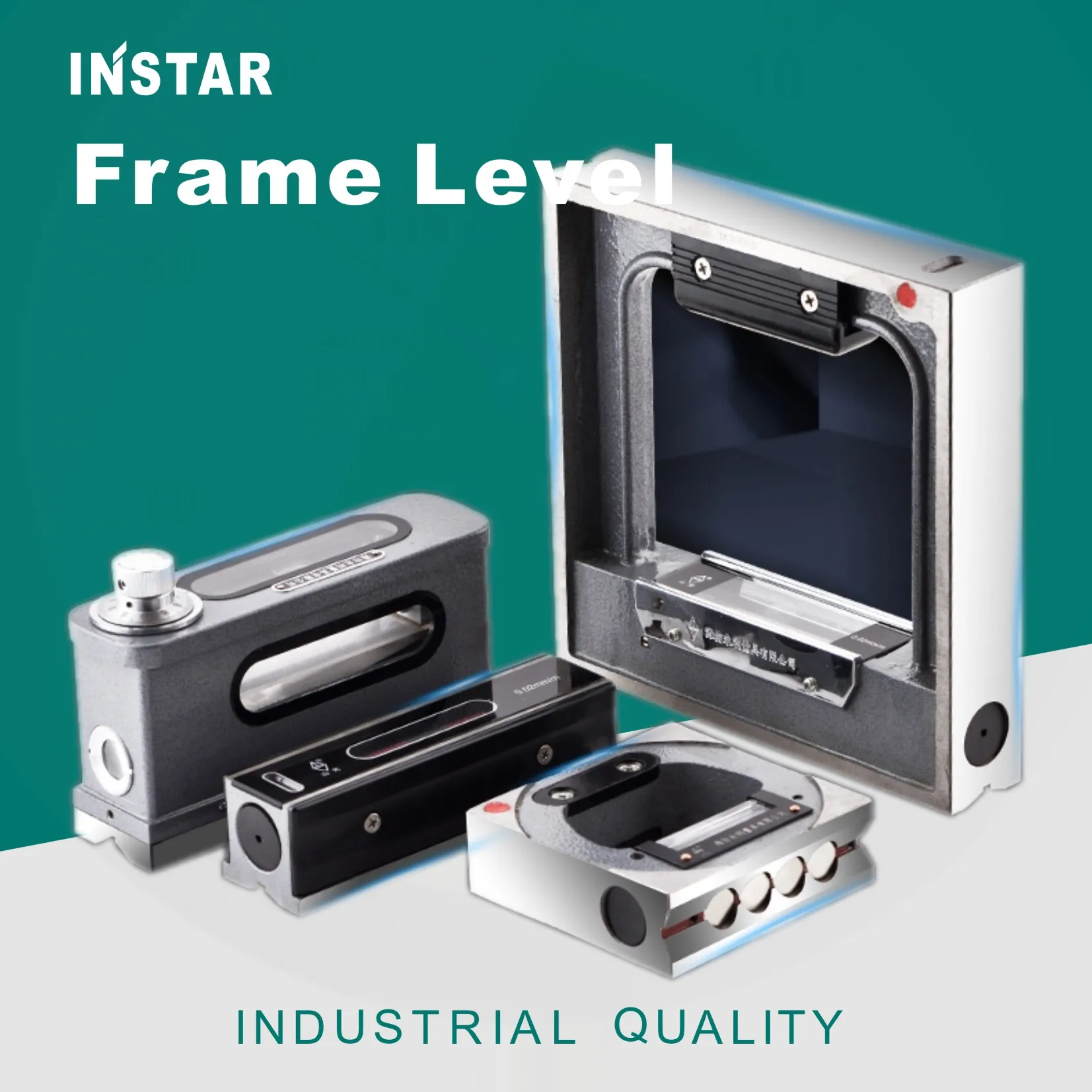 Mechanical-Frame-Spirit-Level-100mm-150mm-300mm-0-02mm-Magnetism-Frame ...