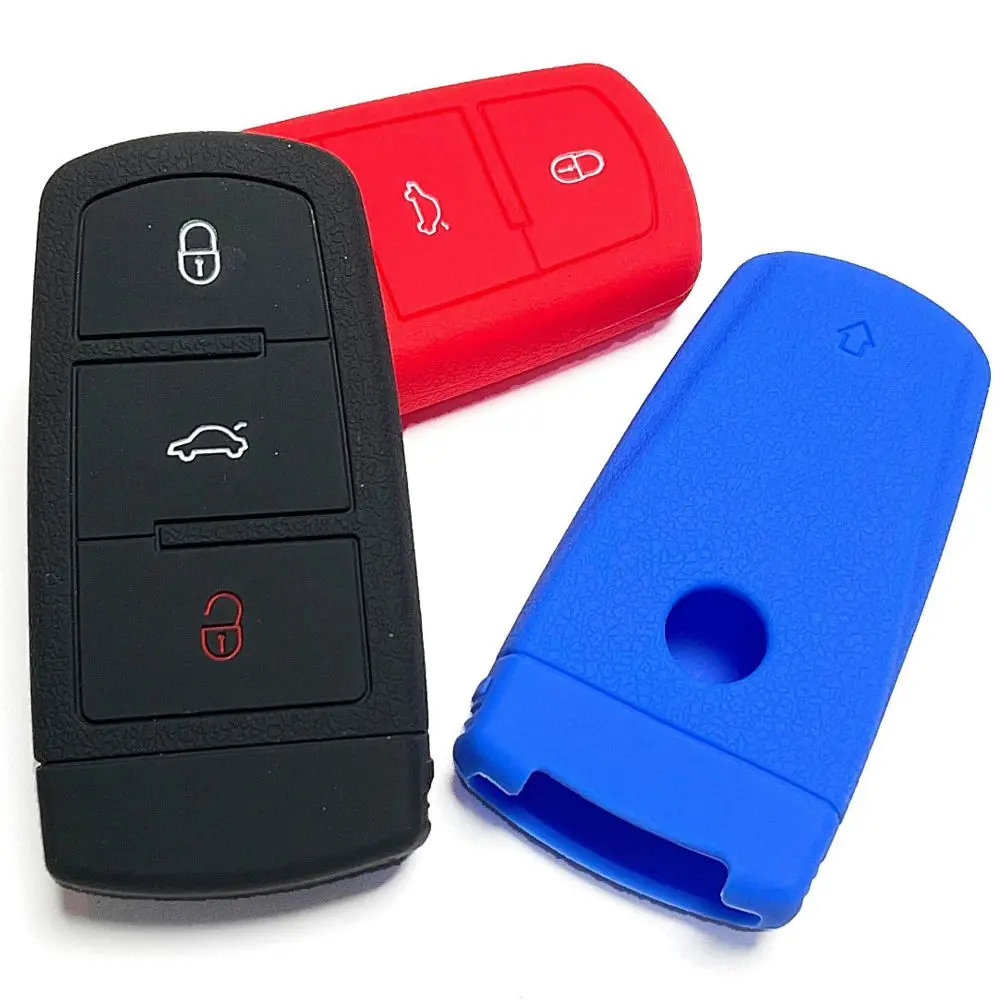 3-Button-Silicone-Car-Remote-Key-Fob-Shell-Cover-Case-For-VOLKSWAGEN-CC ...
