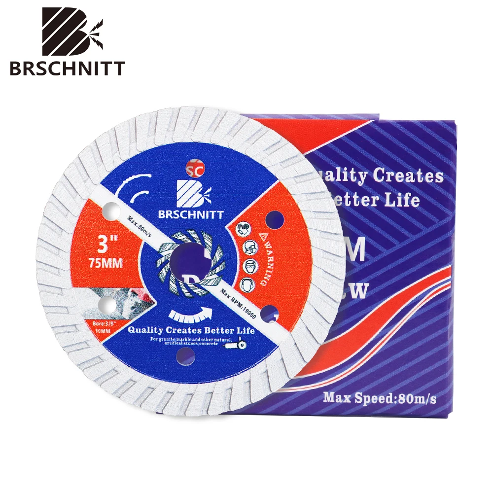 BRSCHNITT Diamond Mini Saw Cutting Disc 3inch 75mm Diamond Blade, Bore ...