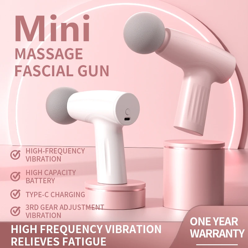 Mini-Fascial-Massage-Gun-M-quina-De-Vibra-o-Relaxamento-Muscular-Pesco ...