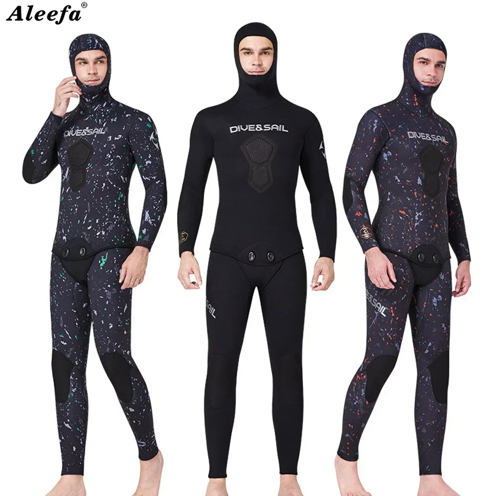 Premium-Wetsuit-3MM-5mm-7MM-Men-CR-Neoprene-Open-Cell-Spearfishing ...