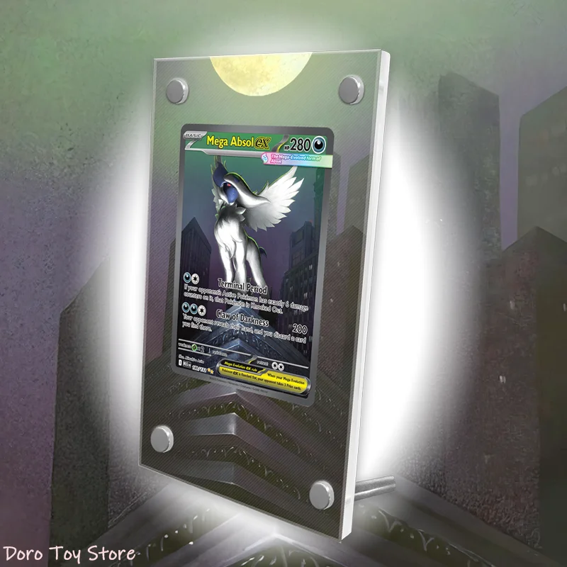 Art Display For Pokemon Cards Display Mega Absol PTCG Anime Game PSA ...