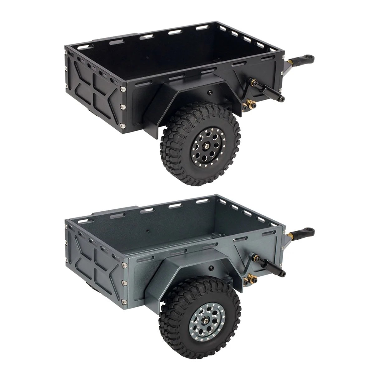 CNC-Aluminum-1-18-Utility-Trailer-with-Hitch-Mount-Tow-Hook-for-Small ...