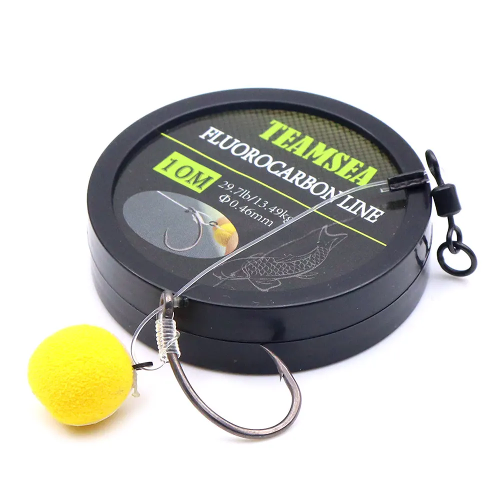 10m-Fluorocarbon-Coating-Fishing-Line-Carp-Coarse-Stiff-Hooklink ...