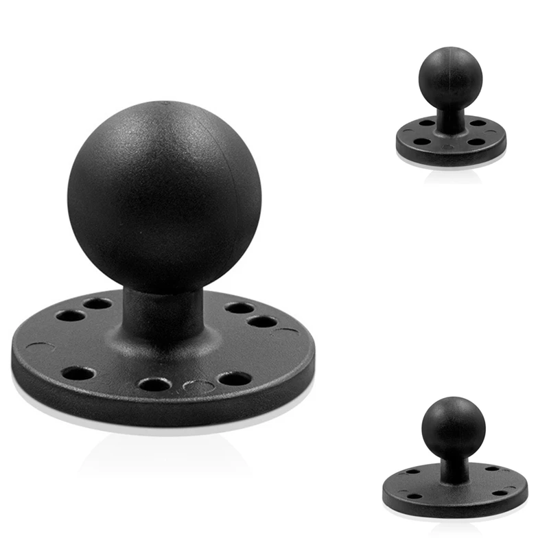 Aluminum-Round-Mounting-Base-With-Rubber-Ball-Head-Motorcycle-Mounting ...