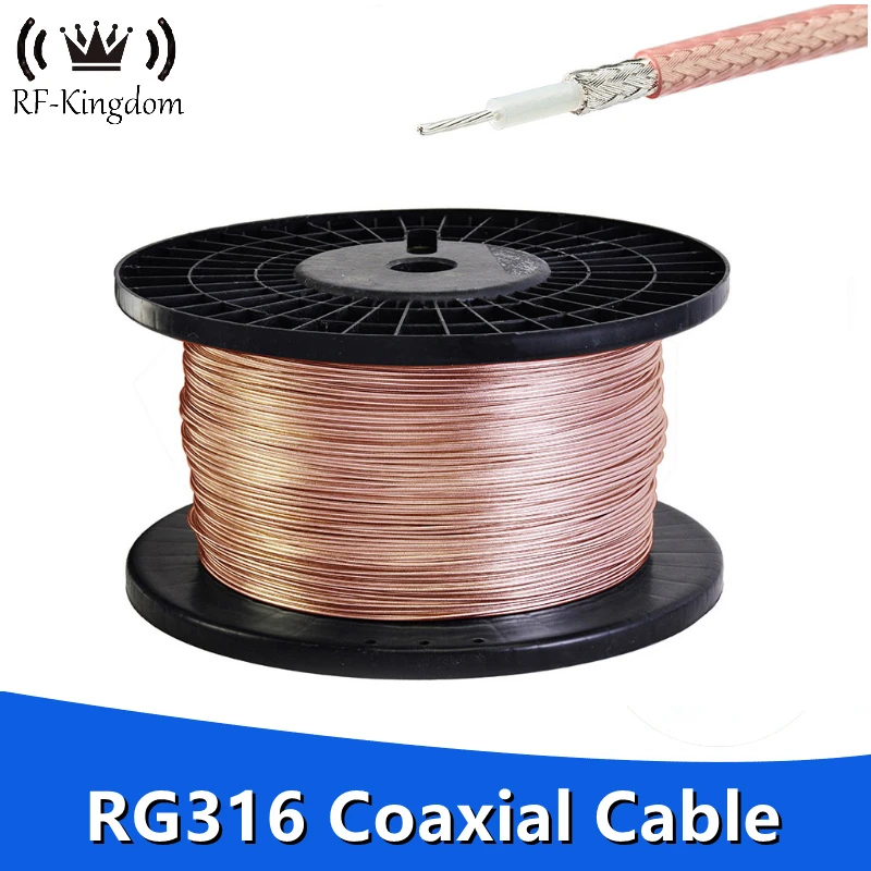 10m-Meters-RG316-Coaxial-Cable-2-5mm-50Ohm-Low-Loss-PIM-30ft-Coax ...