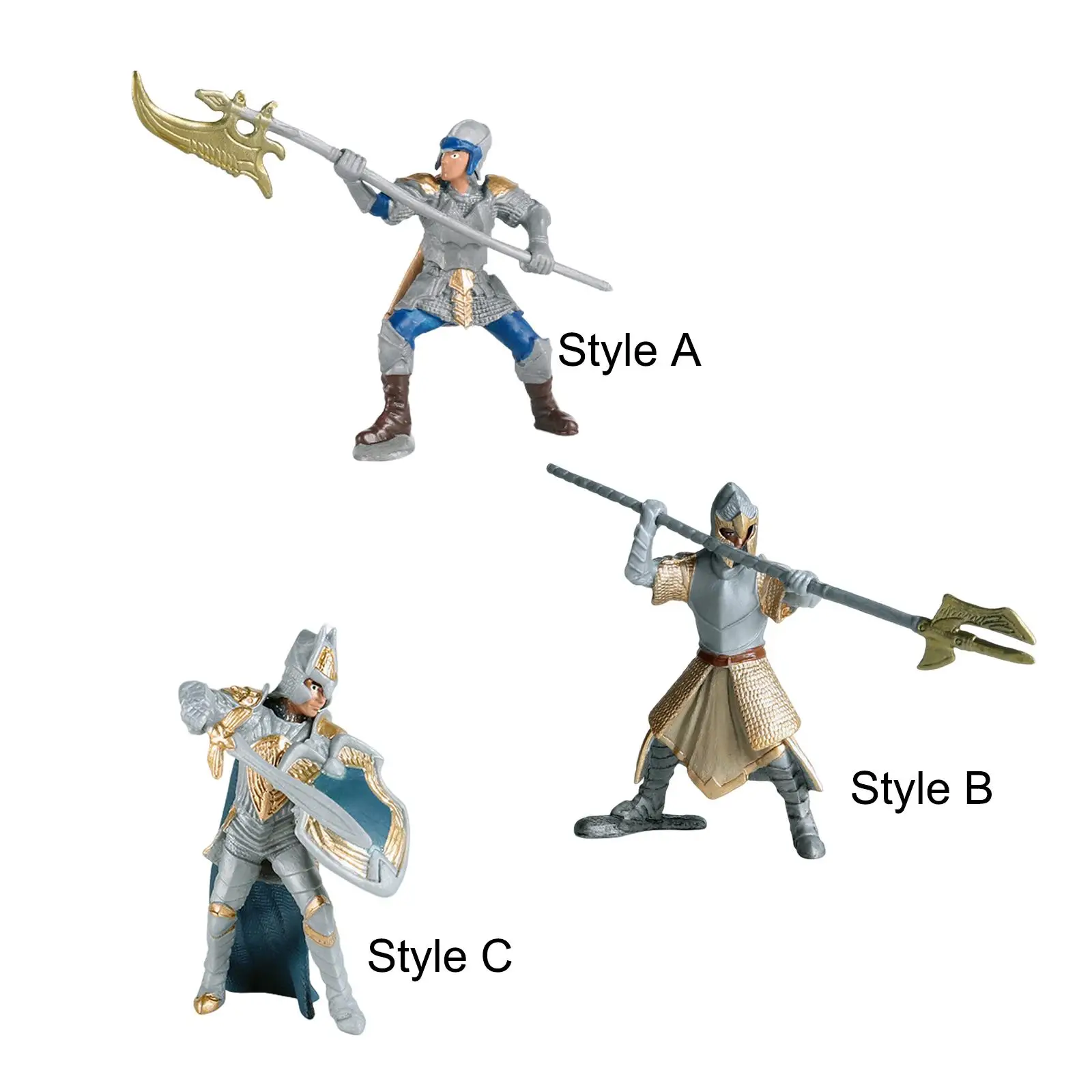 Medieval-Times-Middle-Ages-Figures-Miniature-Toy-Ornament-Archaic ...