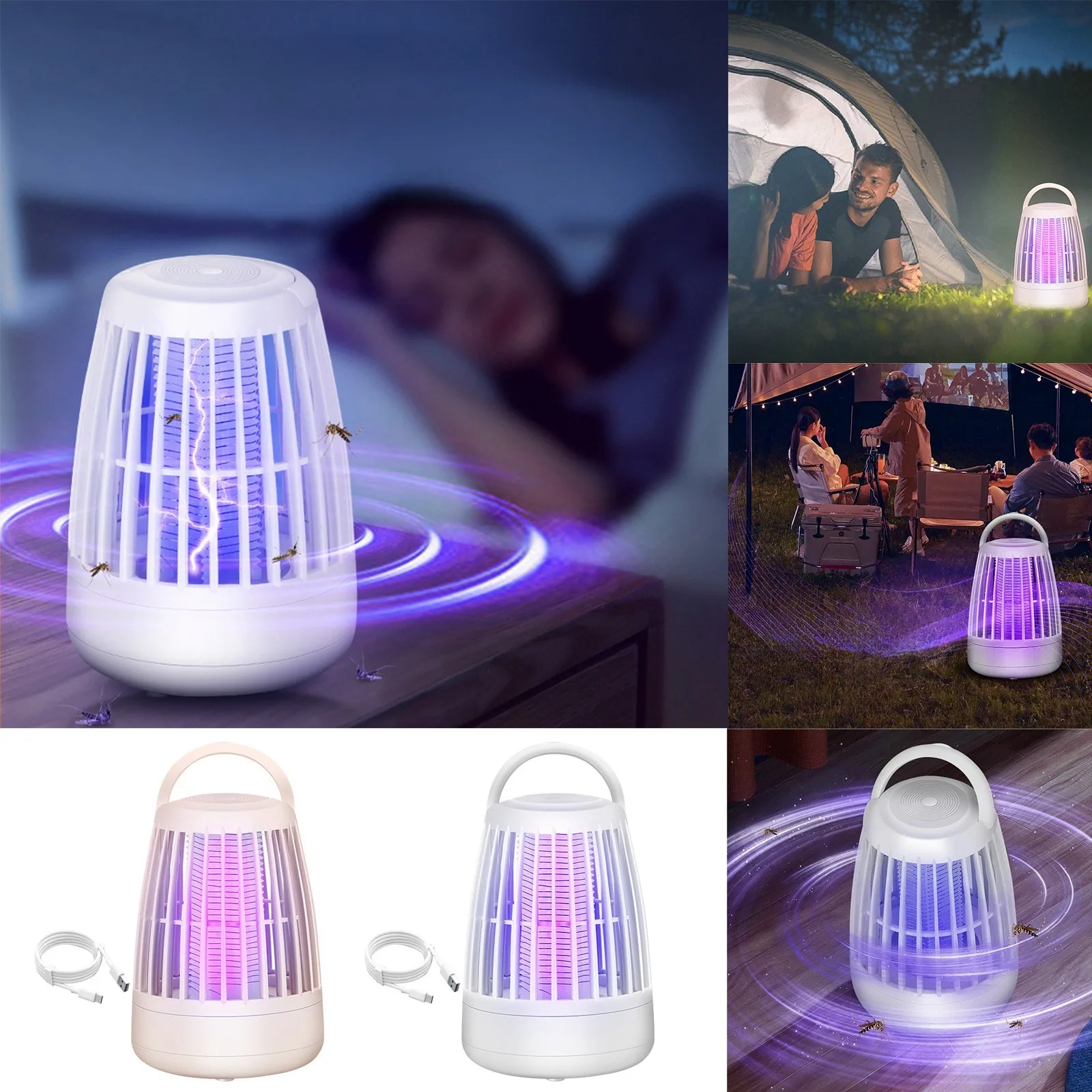 Bug-Zapper-Insect-Fly-Pest-Attractant-Trap-Led-Camping-Lantern-Usb ...