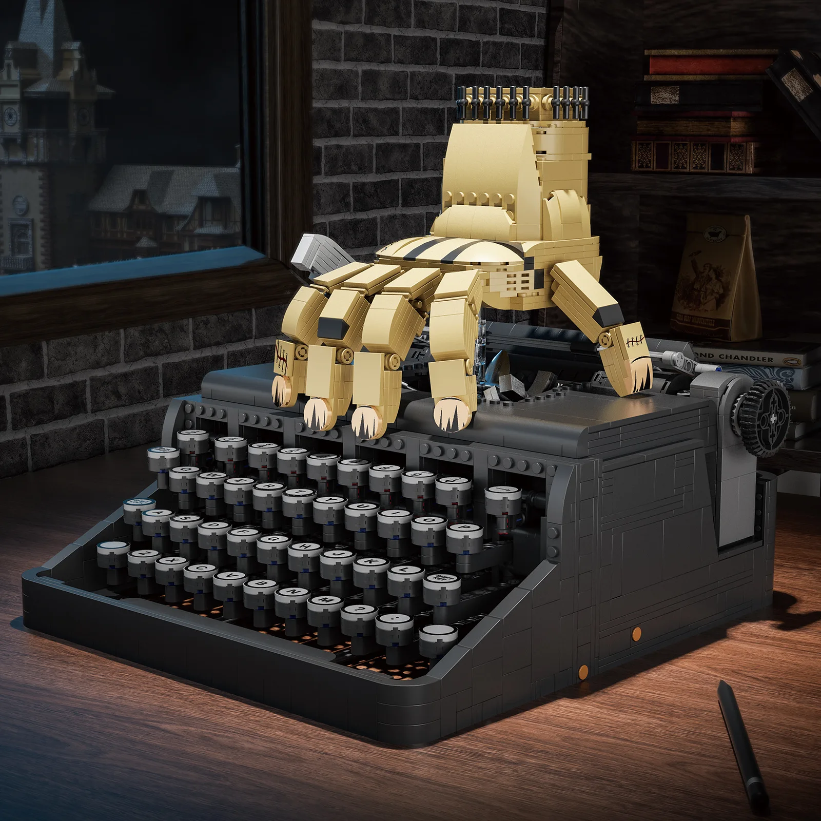 MOC Wednesday Hand Typewriter Building Blocks For Addamsed Family ...